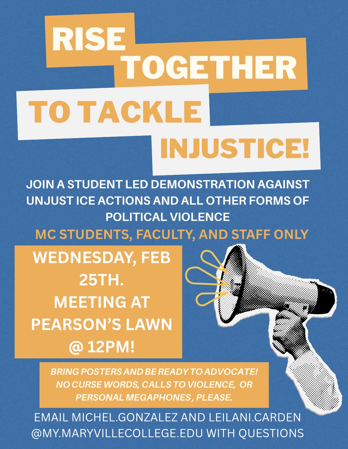 Anti-ICE protest to take place on MC campus, Wednesday, Feb. 25, noon ...